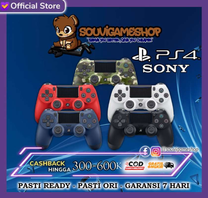 Promo Promo- Ds4 Dualshock 4 Wireless Ps4 Controller New Model Lightbar ...