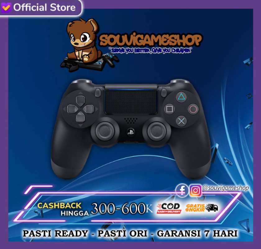 Promo Promo- Ds4 Dualshock 4 Wireless Ps4 Controller New Model Lightbar Diskon 50% Di Seller Dr ...
