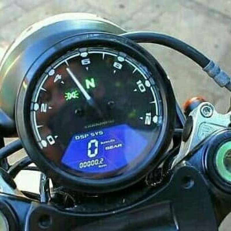 Promo Spidometer Digital Speedometer Kilometer Custom Caferacer ...