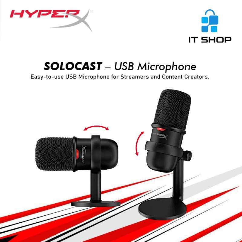 Jual Hyperx Solocast Usb Microphone - Black Di Seller It Shop Official Store - Mojo, Kota ...