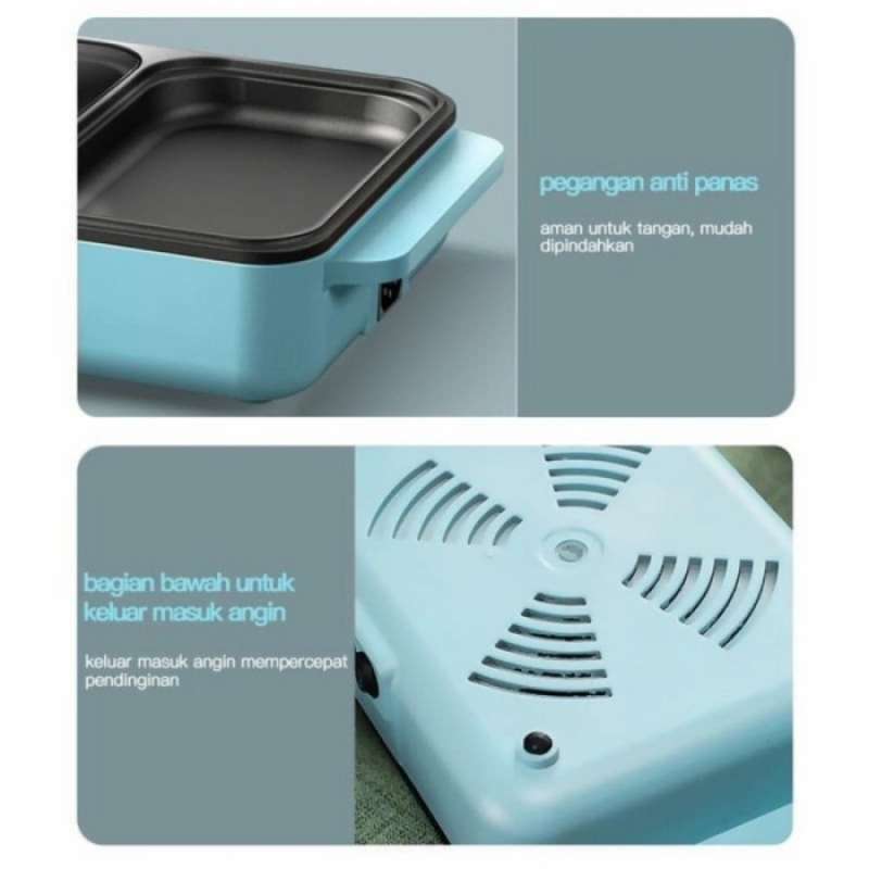 Jual Kompor Portable Mini 2 In 1 Listrik Grill & Hotpot Panci Elektrik ...