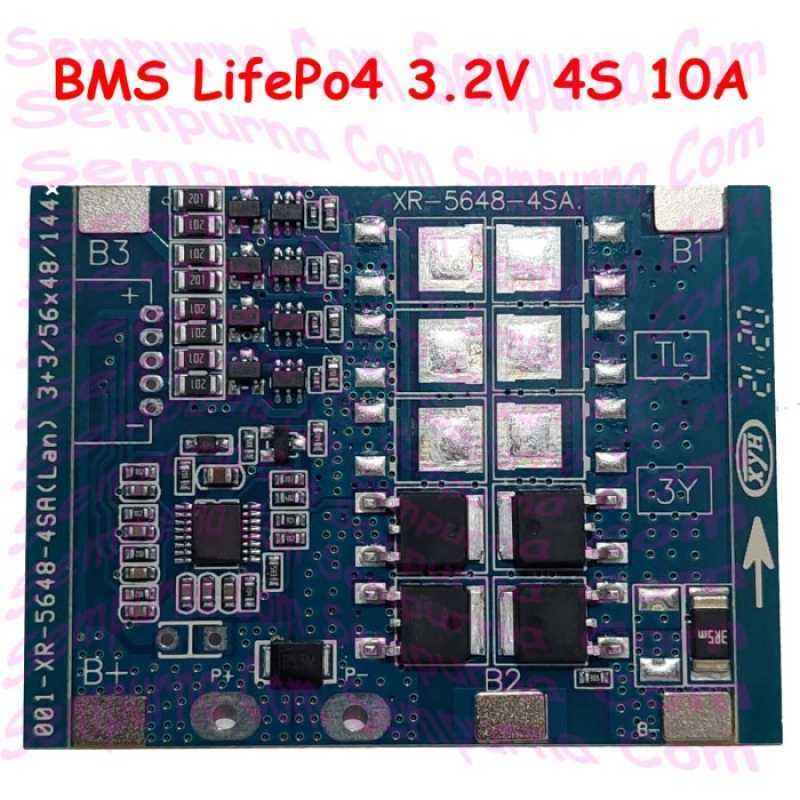 Jual Bms Lifepo4 4s 3.2v 10 20 60 100a Lithium Phosphate Protection Board Di Seller Circlet ...
