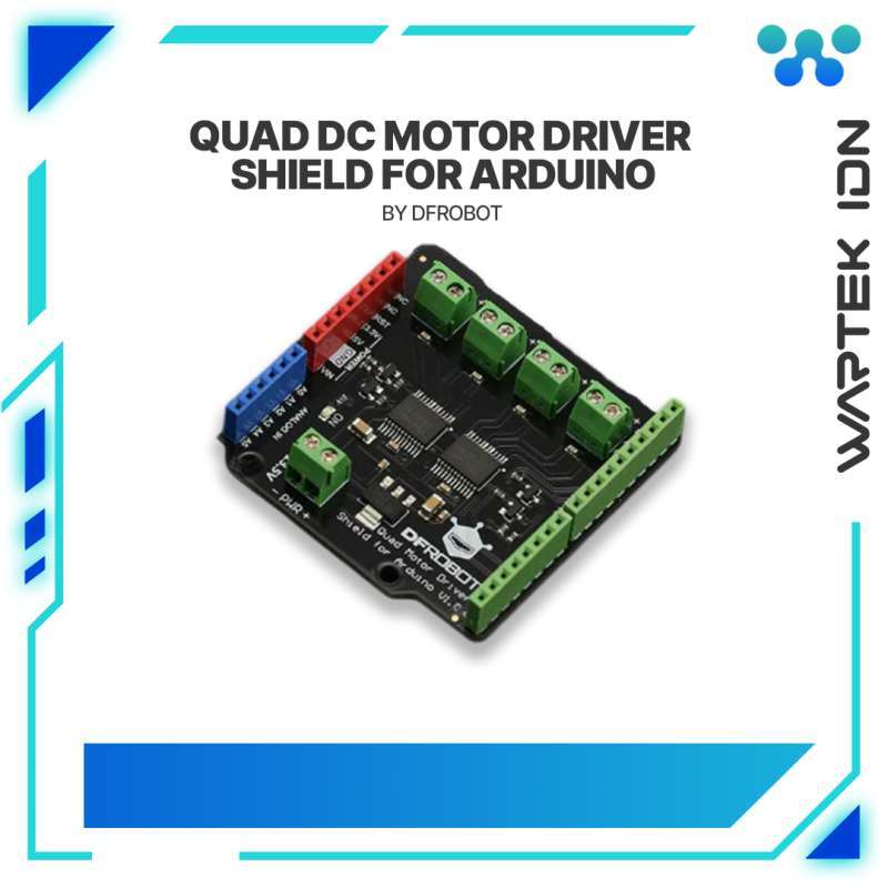 Jual Quad Dc Motor Driver Shield For Arduino By Dfrobot Di Seller