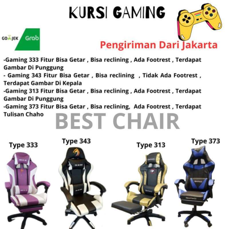 Promo Kursi Gaming Gaming Chair Kursi Gaming Hidrolik Plus Footrest ...