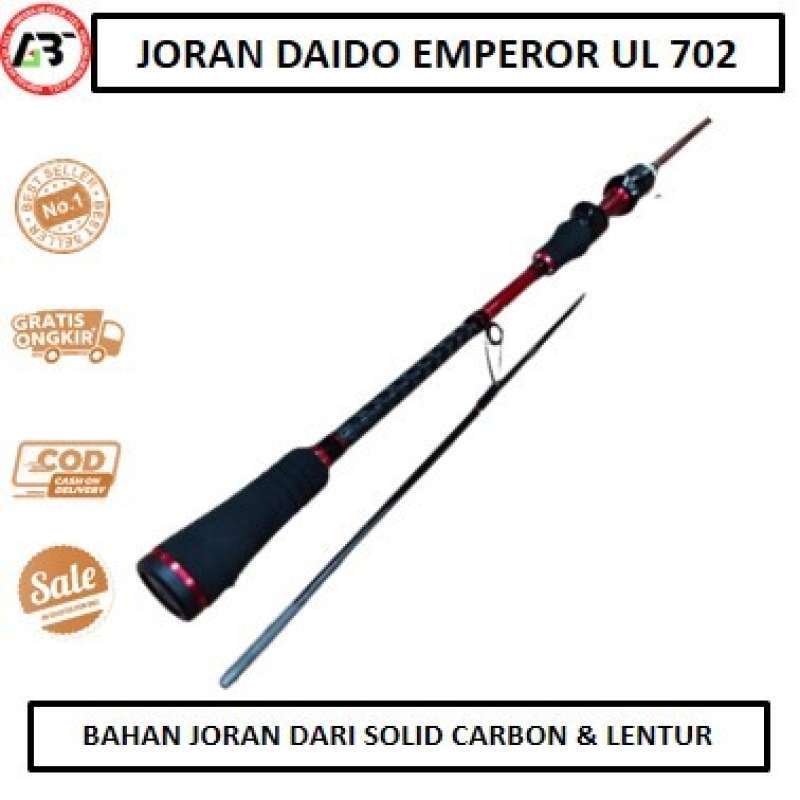 Promo Joran Daido Emperor Joran Ul 702 210 Cm Solid Carbon Lentur Awet Diskon 33% Di Seller ...