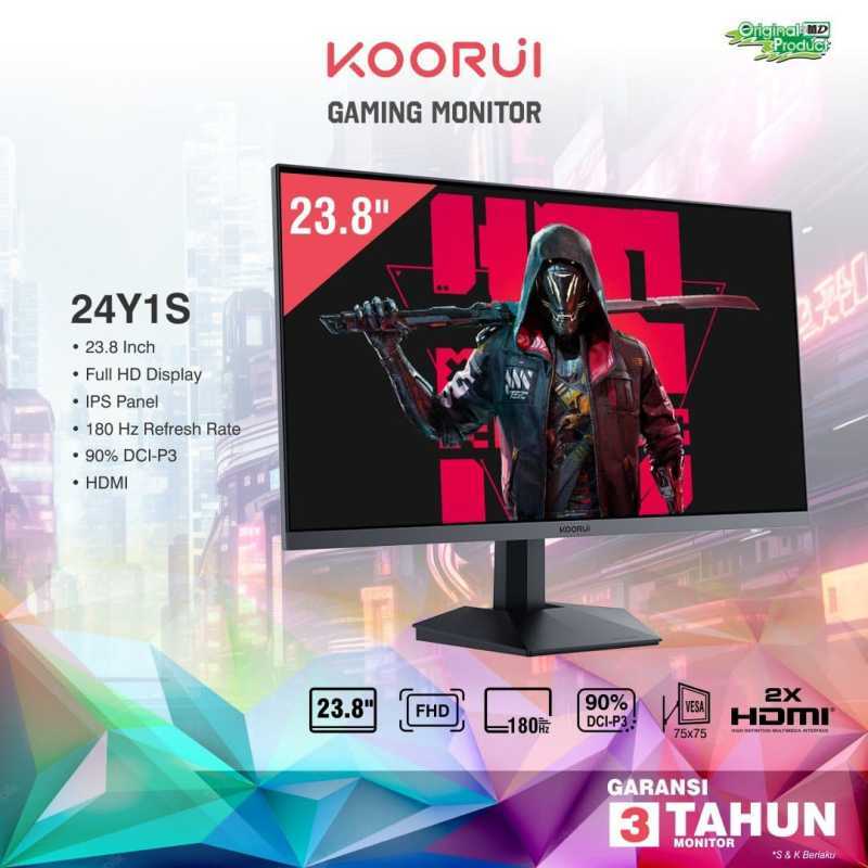 Jual Led Gaming Monitor Koorui 24y1s 24 Inch Ips Full Hd 180hz Di ...