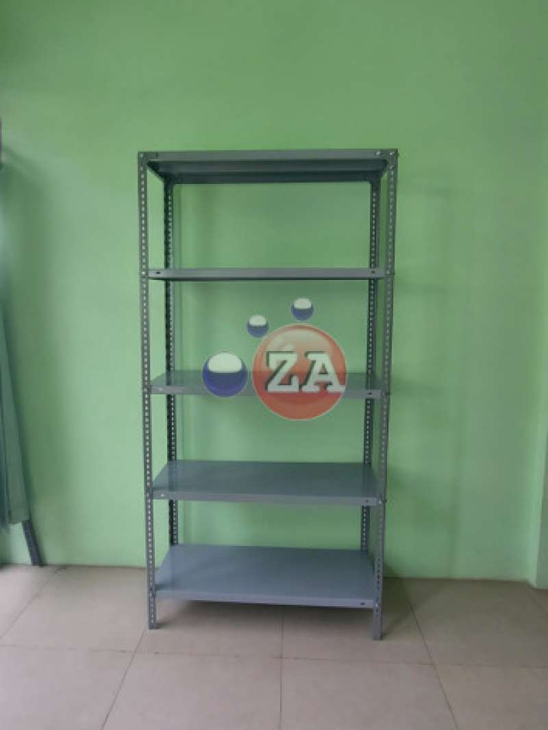 Promo Rak Besi Siku 5 Ambalan Susun Plat Minimalis Serbaguna 100 X 50 X ...