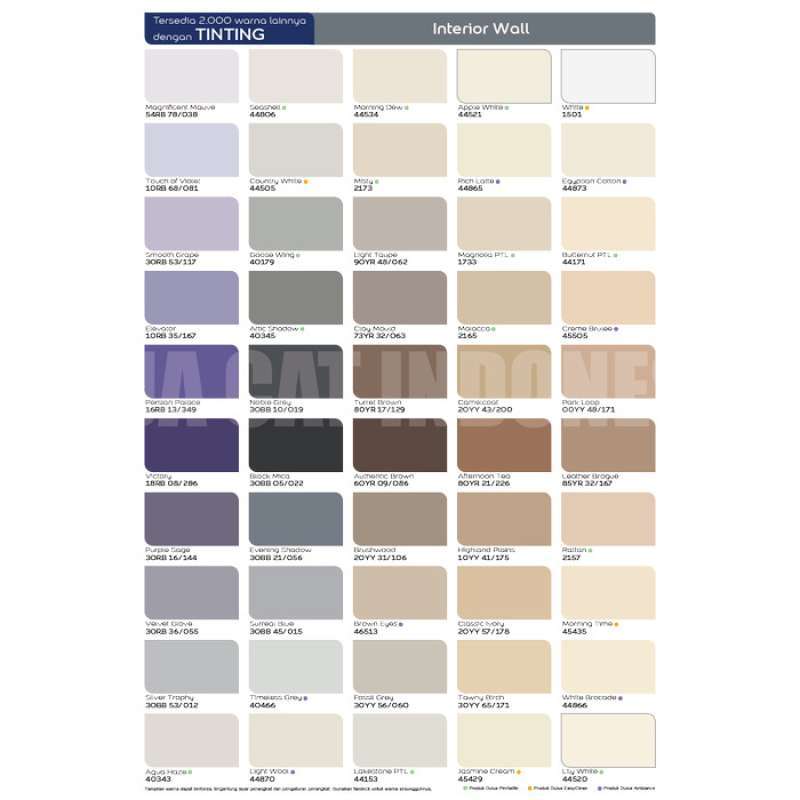 Promo Cat Tembok Interior Dulux Pentalite Antibac Brilliant White 2290