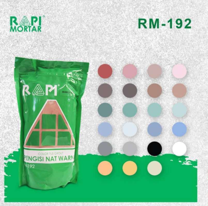 Jual Rapi Rm-192 Pengisi Nat Keramik Semen Mortar Instan Tile Grout Rm ...