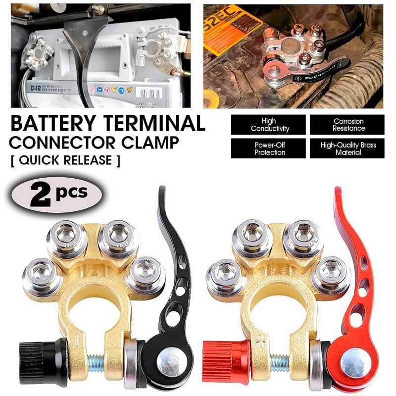 Jual Set 2 Pcs Terminal Header Kepala Aki Mobil Motor Kuningan ...