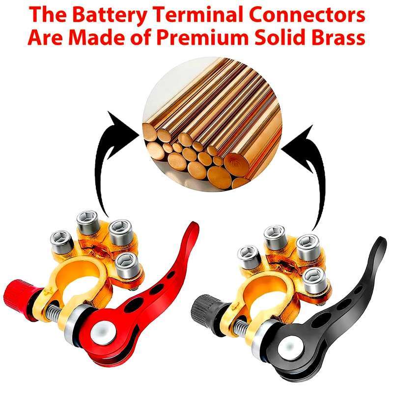Jual Set 2 Pcs Terminal Header Kepala Aki Mobil Motor Kuningan ...