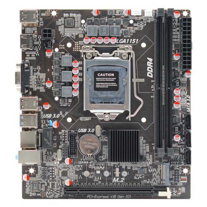 Jual Afox H310 Motherboard Intel Lga 1151 Ddr4 M.2 Nvme Support Gen 6 7 ...