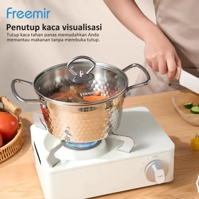 Promo Freemir Panci Stainless 304 Snow Pan 4 In 1 Multifungsi Praktis ...