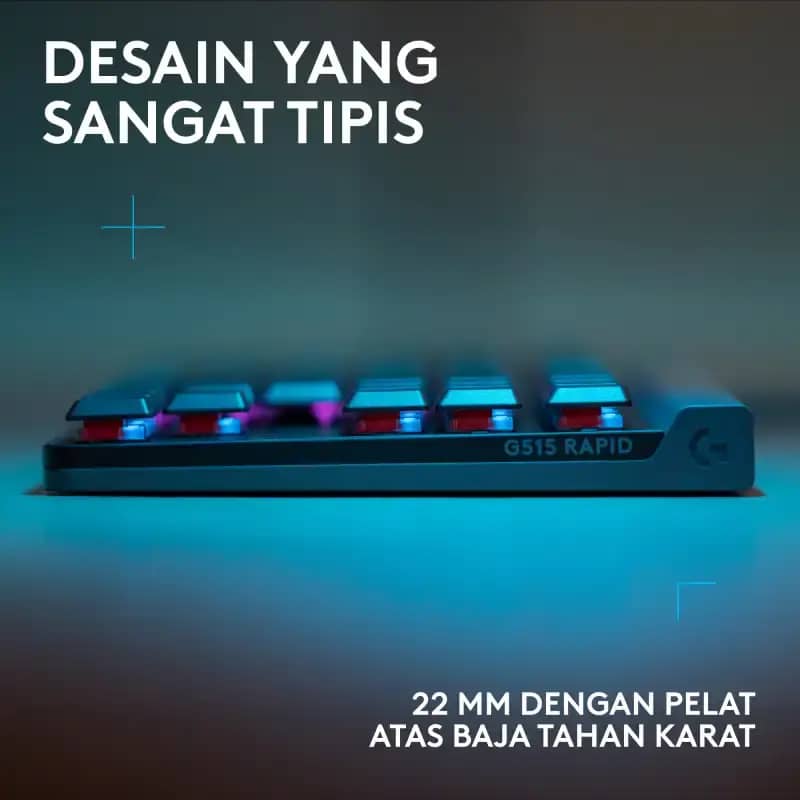 Promo Logitech G515 Rapid Tkl Lightspeed Wireless Gaming Keyboard Black ...