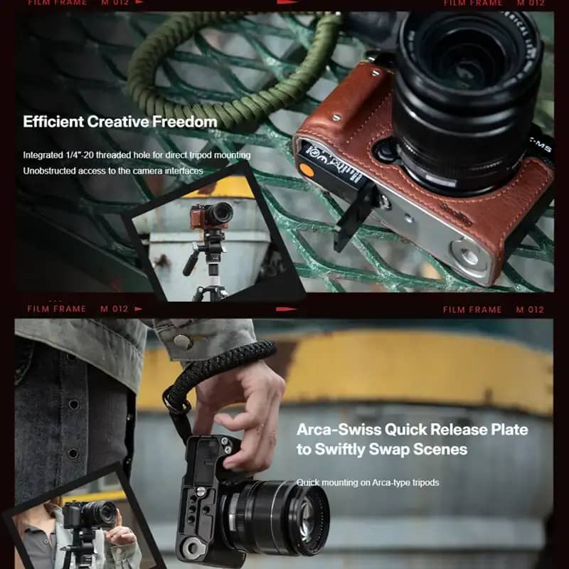 Promo Jpc Kemang Smallrig Leather Half Case Kit For Fujifilm X-m5 ...