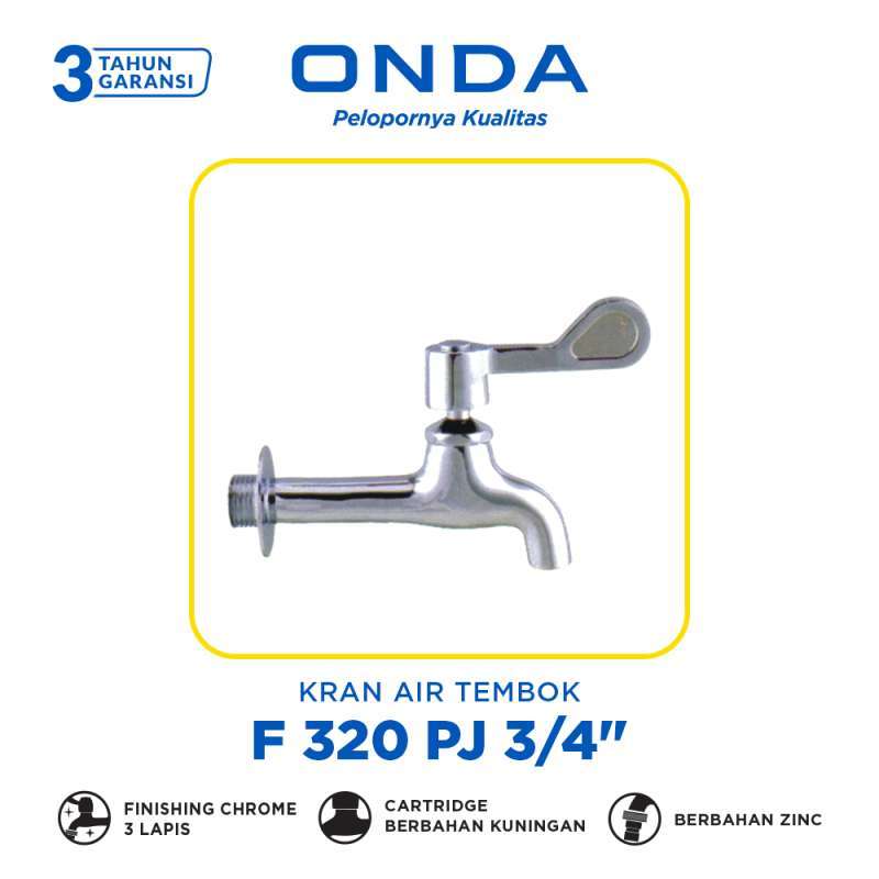 Jual Onda Exclusive Kran Air Tembok / Taman Kuningan F 320 Pj 3/4 Di Seller Onda Official Store ...