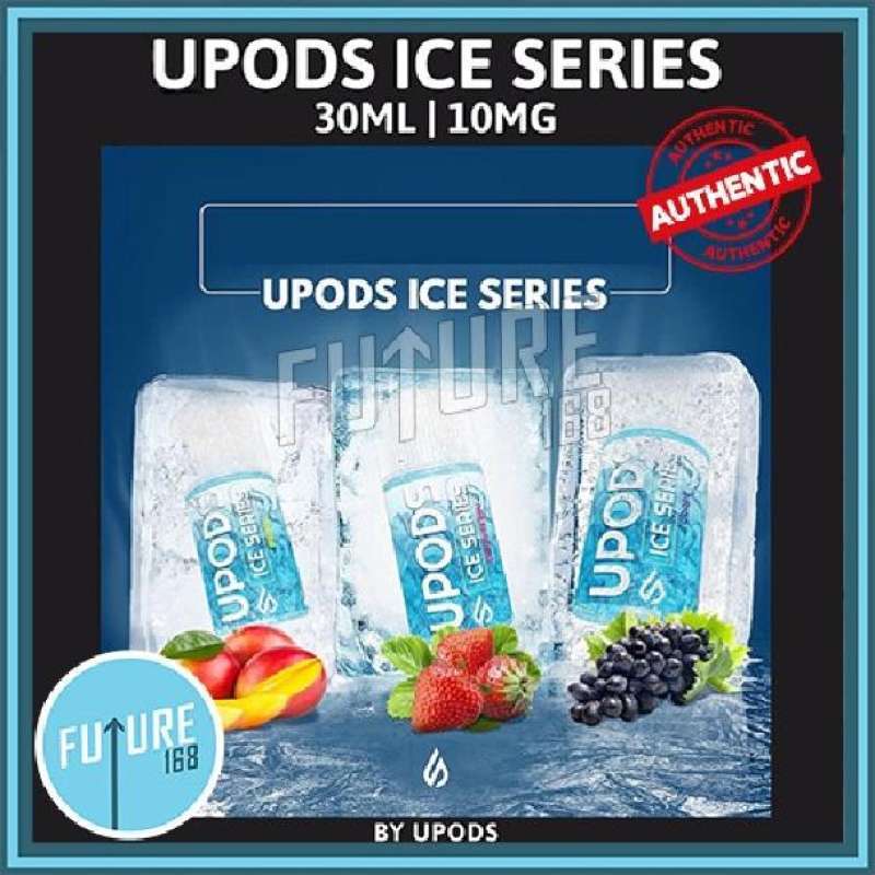 Jual Upods Ice Series Liquid Pods Friendly 30ml 10mg Salt Nic, Saltnic ...