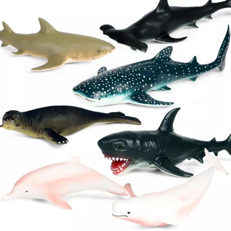 Promo Ikan Hiu Shark Action Figure Mainan Ikan Figure Shark Diskon 50% ...