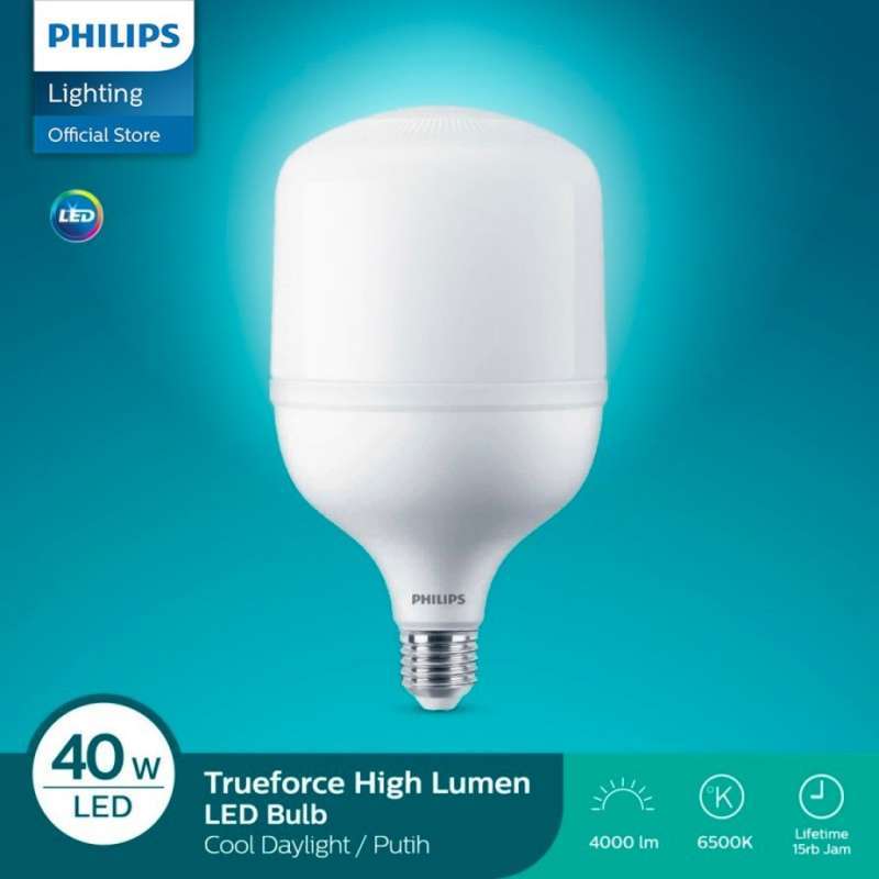 Jual Philips LED TForce 40W E27 6500K Putih di Seller Sinar Abadi ...