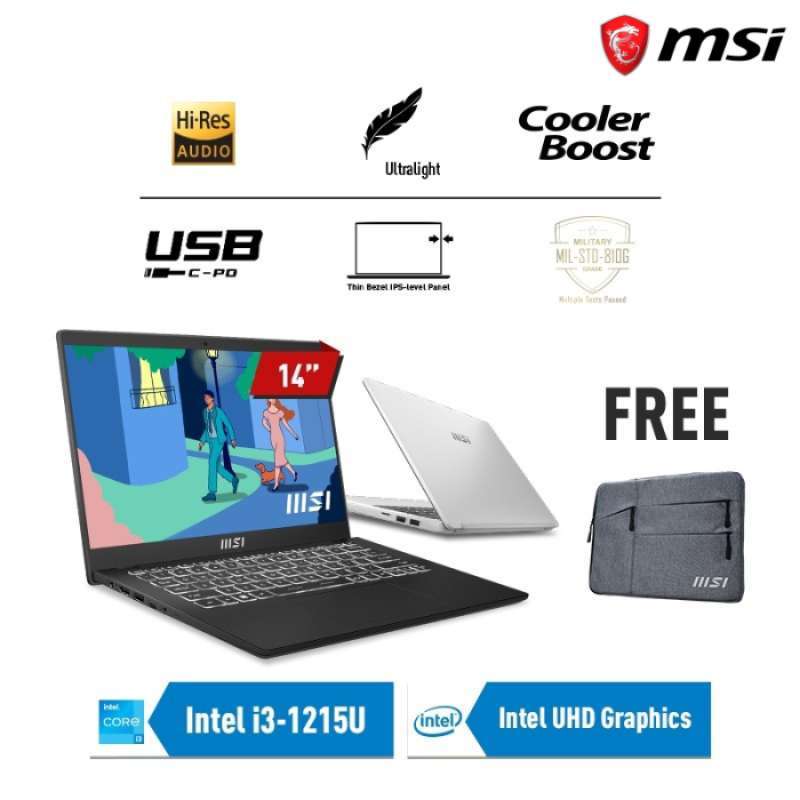 Jual Msi Modern 14-c12m I3 1215u 8gb Ssd 512gb 14' Fhd W11 Di Seller ...