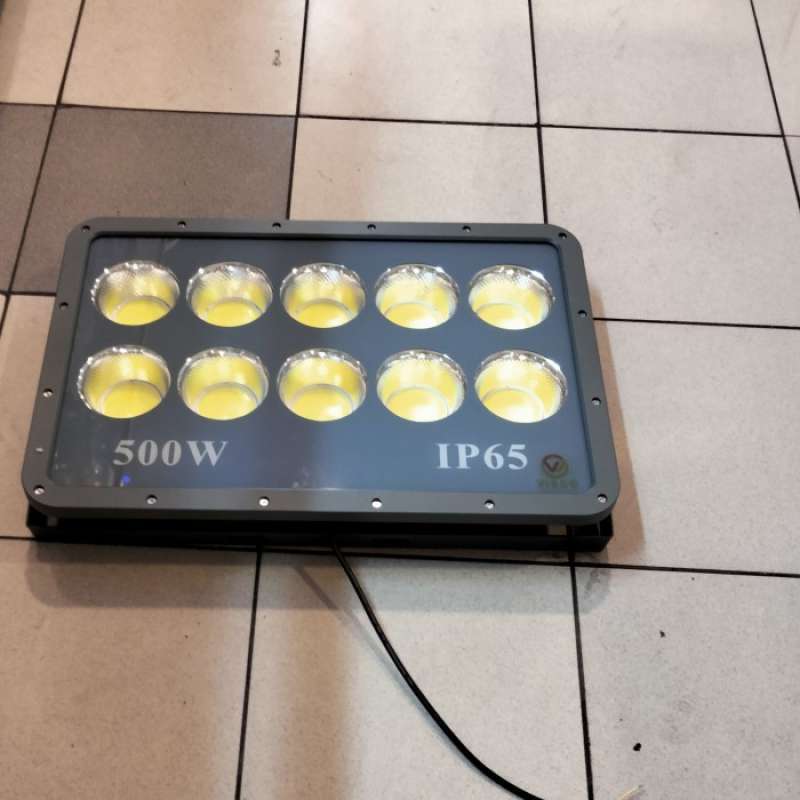 Promo Lampu Tembak Flood Light Cob 10Mata 500Watt 500W Sorot Led 500 Watt Diskon 12 Di Seller