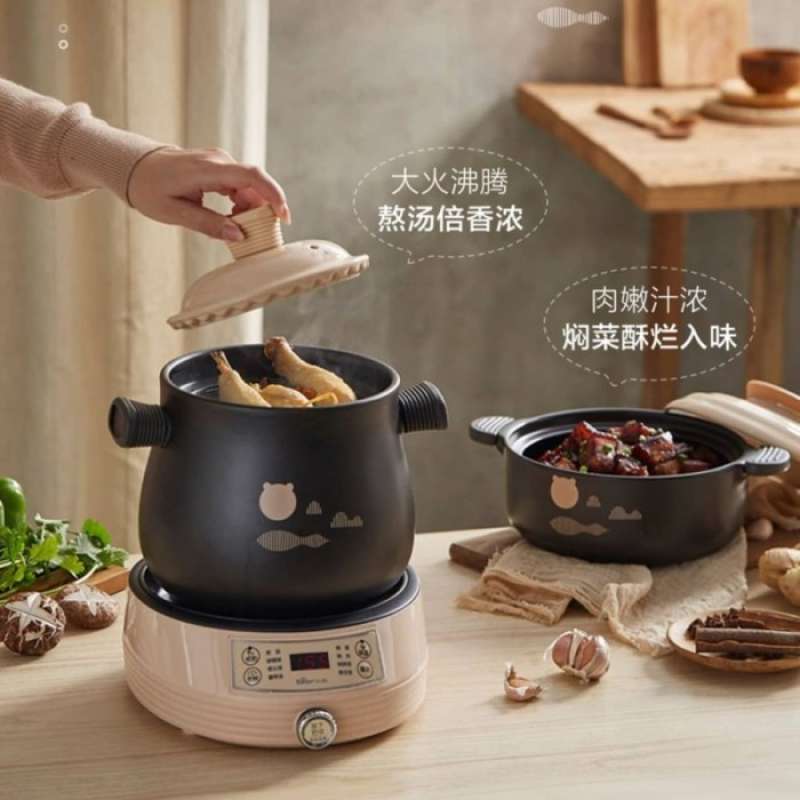 Jual Electric Claypot Stew Pot Cooker Claypot Elektrik 500 Watt 4L+2L ...