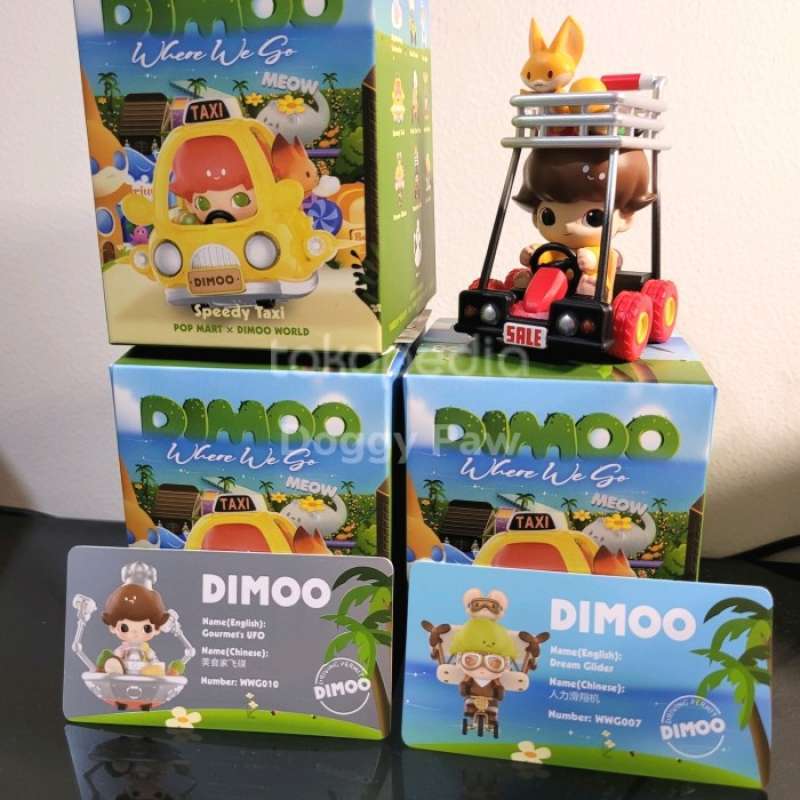 Promo POP MART Dimoo Where We Go Series Blind Box Diskon 23% di Seller ...