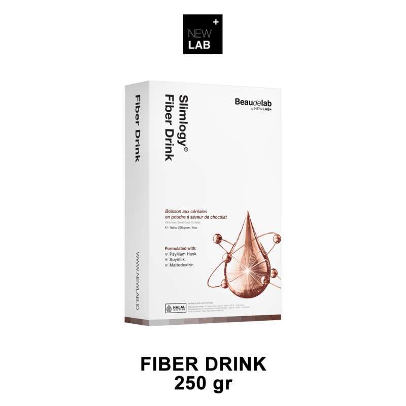 Jual NEWLAB+ SLIMLOGY FIBER DRINK CHOCOLATE BEAUDELAB - NEWLAB MEAL ...