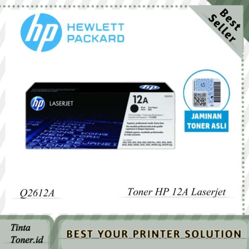 Promo Toner Hp Laserjet 12A Q2612A Black Original Diskon 14% di Seller Borden - Kapuk, Kota ...