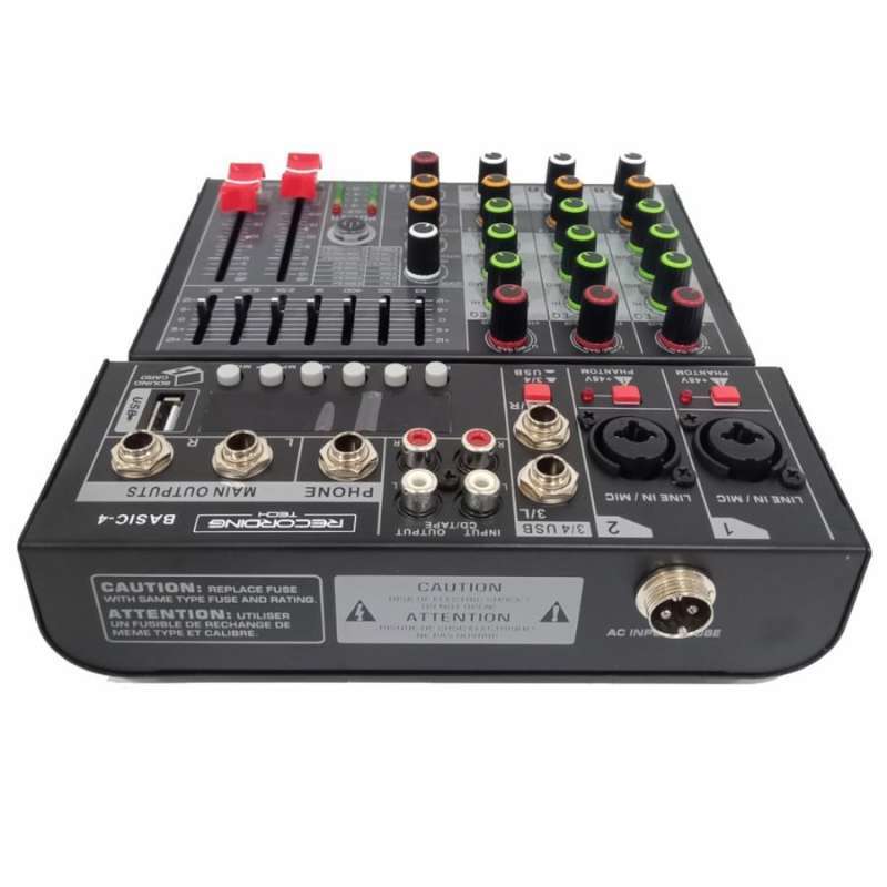 Jual Recording Tech Basic-4 - Professional Mixing Console With Dsp Fx ...