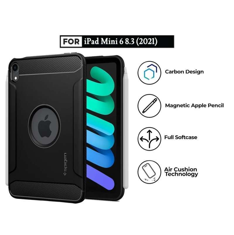 Jual Spigen Rugged Armor Ipad Mini 6 Case Spesifikasi Original, Murah ...