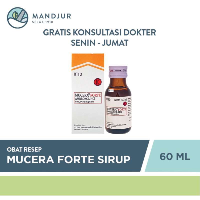 Jual Mucera Forte Sirup 60 ml di Seller Apotek Mandjur Official Store ...