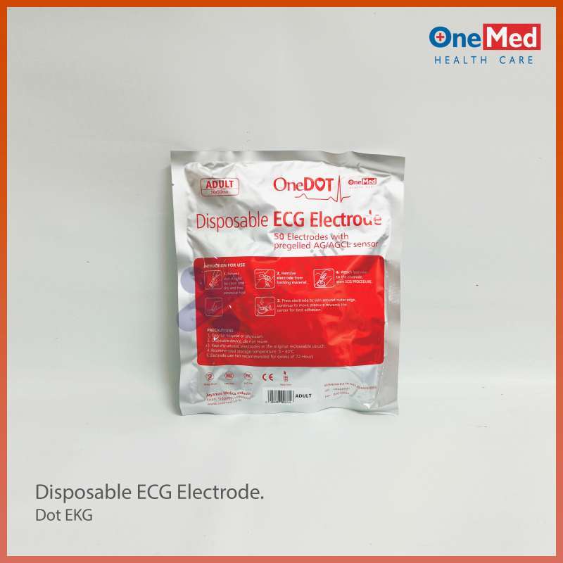 Jual Onemed Onedot Ecg Electrode/ Elektroda Ekg Onemed Isi 50pcs/ Dot ...