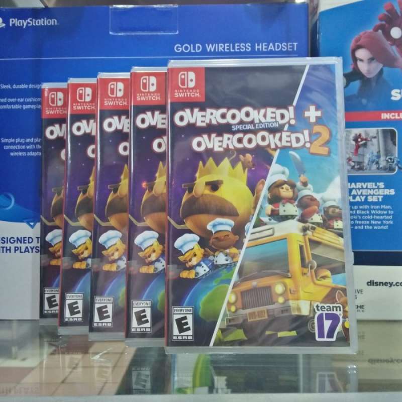 Promo Overcooked 1 + 2 Switch / Overcooked 1 + Overcooked 2 Switch ...