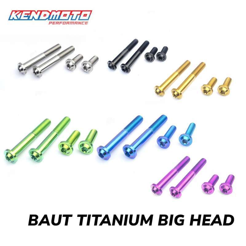 Jual BAUT TITANIUM BIG HEAD M10 1,5 X 20 GOLD di Seller DRT Store ...