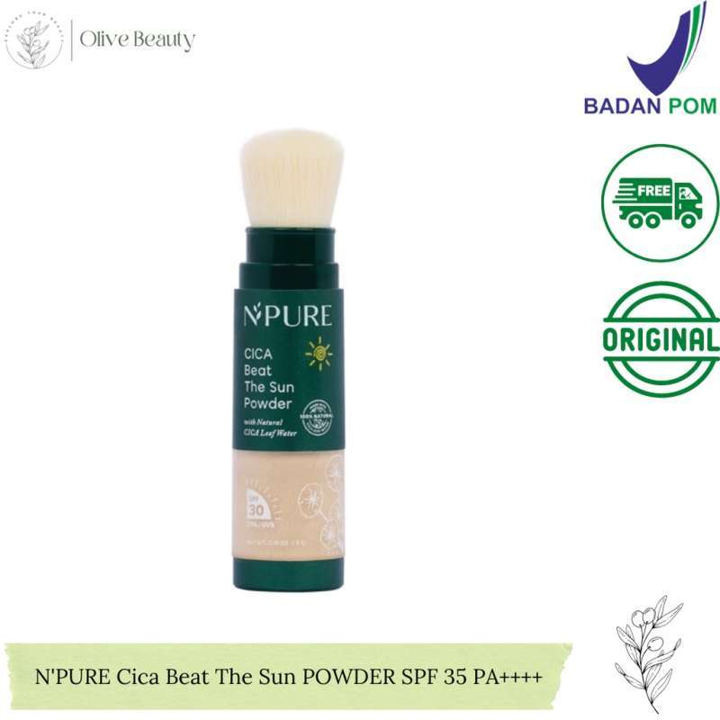 Jual N'pure Cica Beat The Sun Powder Spf 35 Pa++++ Di Seller Olive Beauty Official Store ...