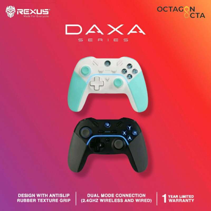 Jual Rexus Daxa Asteria Ax1 Wireless Gamepad Pc Android Joystick ...
