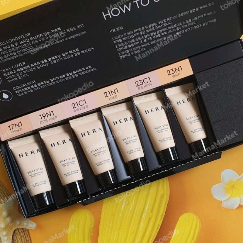 Promo Hera Silky Stay 24H Longwear Foundation Spf 20/Pa++. Diskon 33% di Seller Lulla Store ...