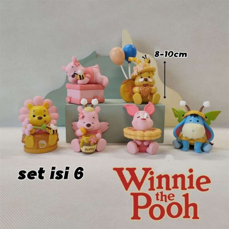 Promo Winnie the Pooh Friend Piglet Tiger Action Figure Diskon 23% di ...