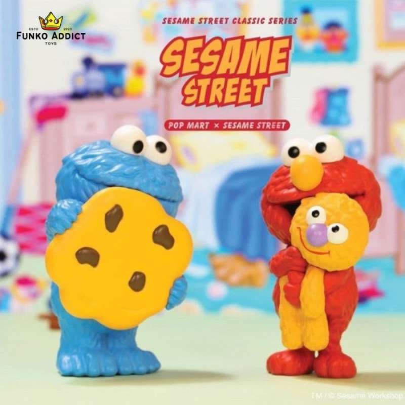 Promo Pop Mart - Sesame Street Classic Edition (Blind Box) 1 Pcs Diskon ...
