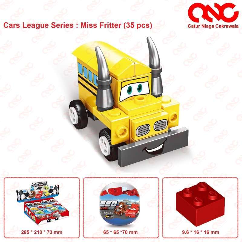 Promo CNC Bricks & Blocks - CARS League Series , Lego Comptible ( Gacha ...