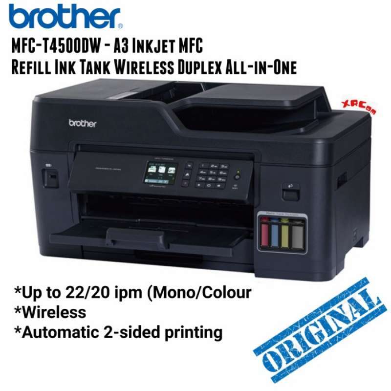 Jual Printer Brother Mfc-T4500Dw A3 Ink Tank Wireless Duplex All-In-One di Seller Oktarabaya ...