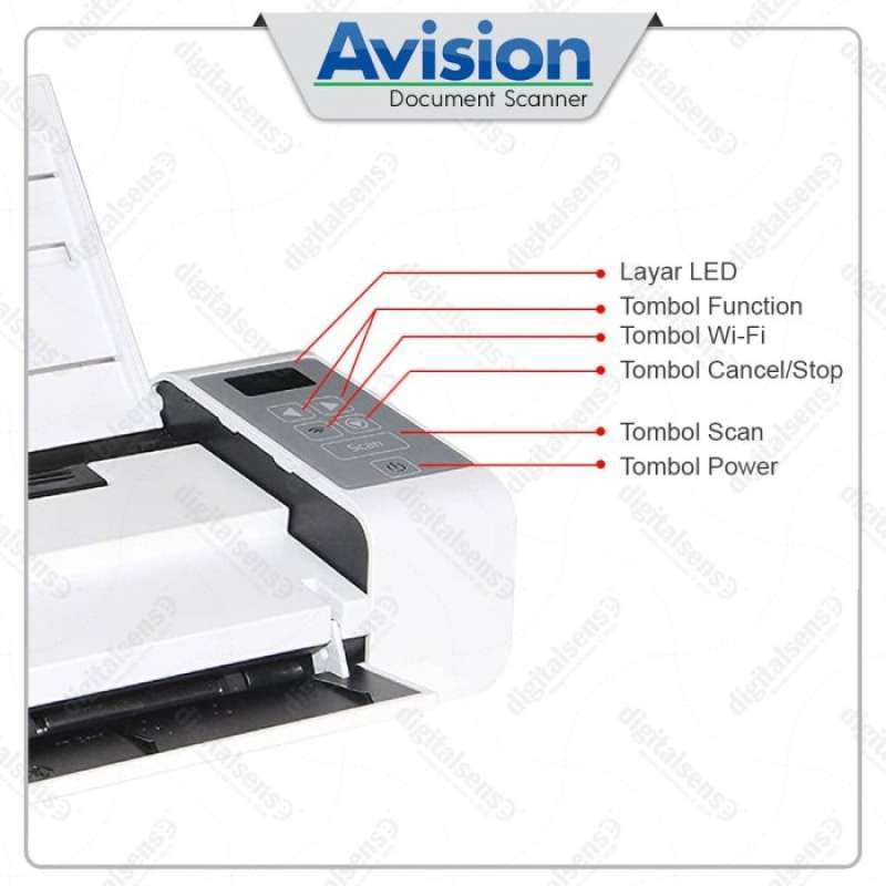 Jual Scanner Avision Ad225 Adf 25 Lembar/menit A4, Folio/f4 Di Seller ...