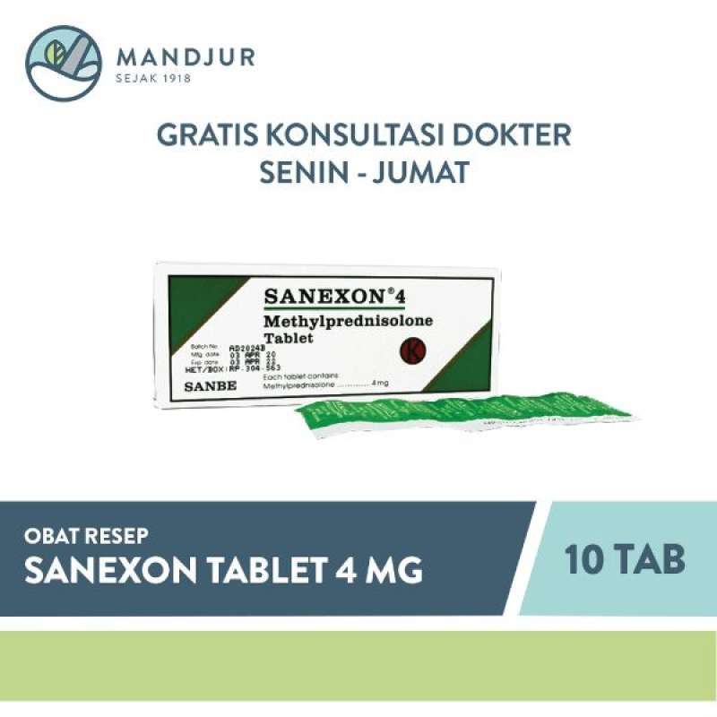 Sanexon 4 Mg 10 Tablet Lengkap Harga Terbaru Januari 2024 | Blibli