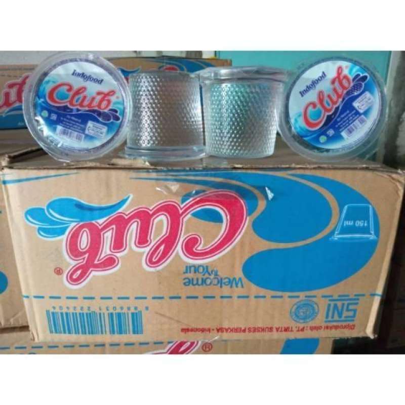 Promo air mineral club gelas mini Diskon 3% di Seller LANGGENG JAYA 58 ...