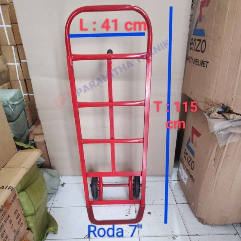 Jual Trolley / Lori / Lorry / Troli Angkut Barang Kardus 300 Kg Roda 7 ...