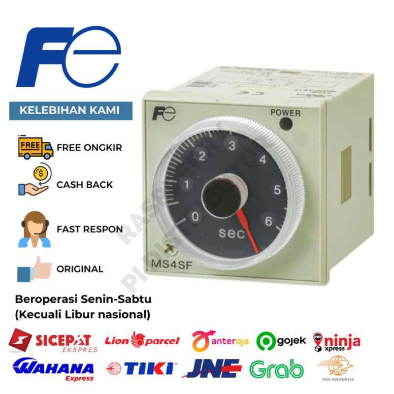 Promo FUJI MS4SY-AP TIME DELAY RELAY Super Timer Tipe MS4S Diskon 23% ...