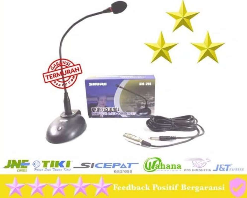 Promo shure condenser condesor mic meja mikrophone table podium ...