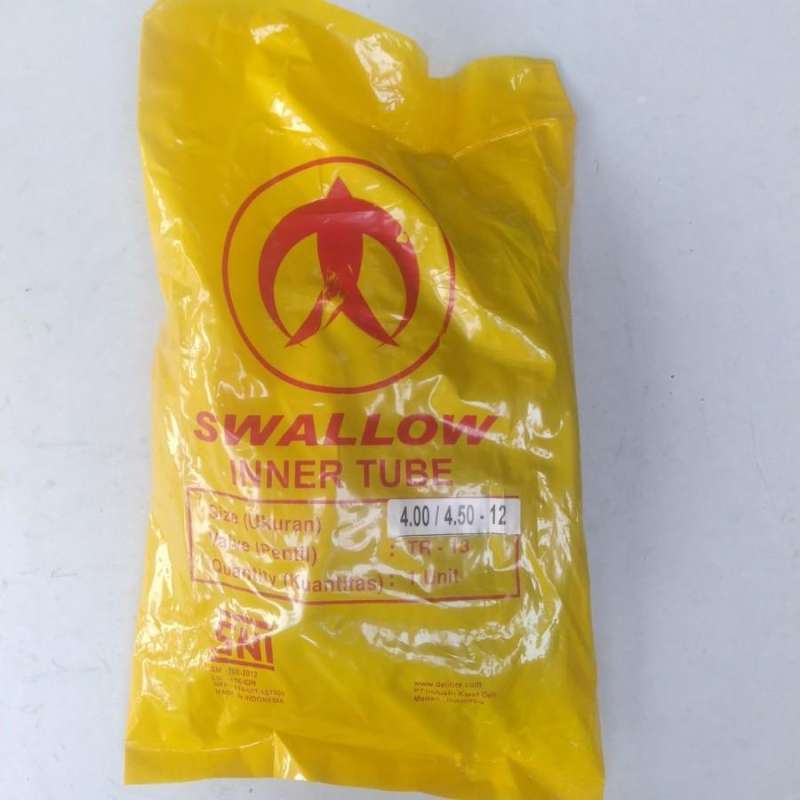 Jual Ban Dalam Swallow Innertube Ukuran 400/450-12 Ban Dalam Roda Tiga ...