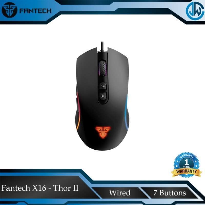 Promo Fantech X16 Thor Ii, Macro Gaming Mouse|Mouse Gaming Rgb Diskon ...